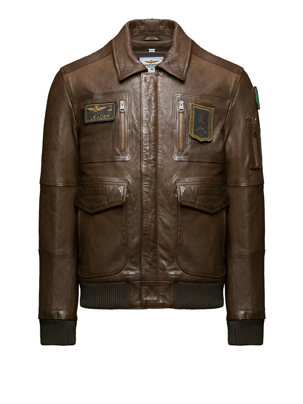 Aeronautica Militare Giubbino di Pelle Pilot Uomo PN5058U100839 ...